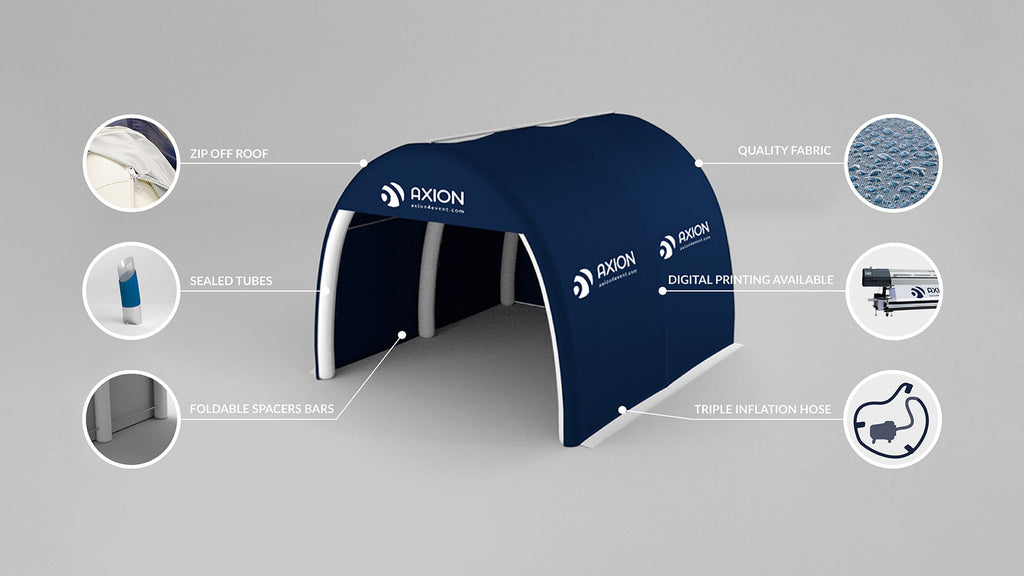 Axion Pod Inflatable Tunnel Tent - UK Stretch Tents