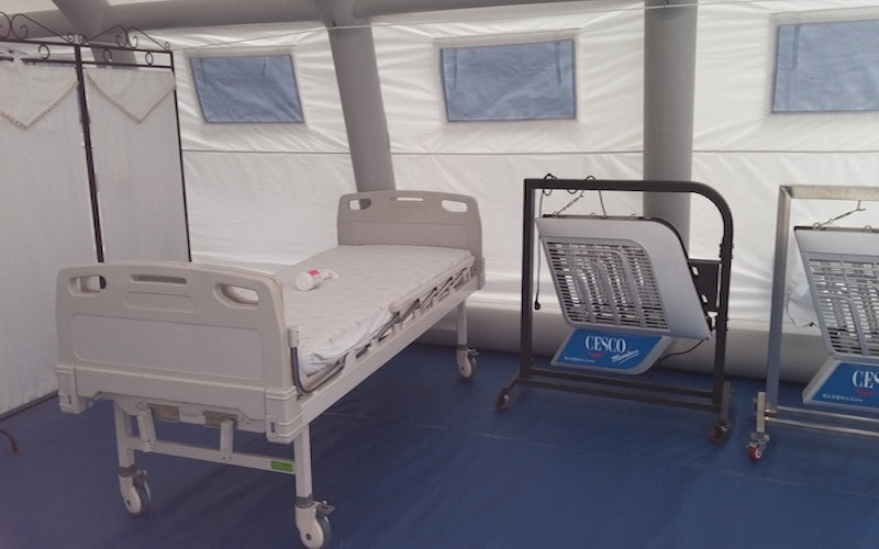 Negative Pressure Inflatable Medical or Industrial Tent - UK Stretch Tents